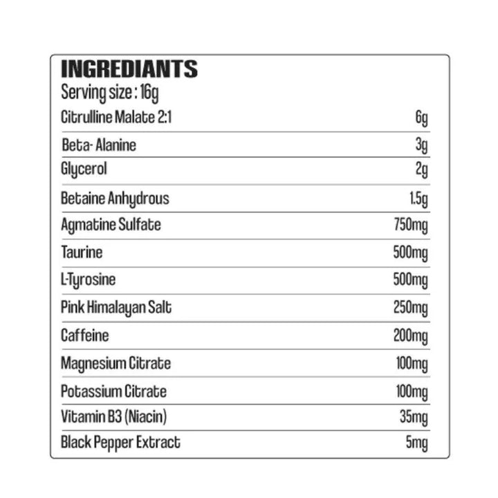 Macro Nutrition Macro Pre-Workout – Extreme Nutritions