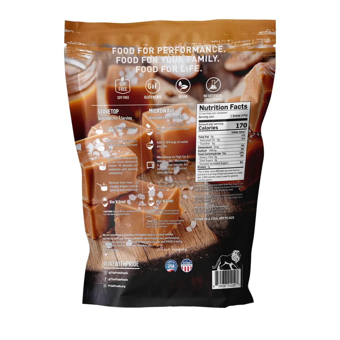 Pride Foods Rice 'N Grinds, 100% Natural Hot Rice Cereal – Extreme ...